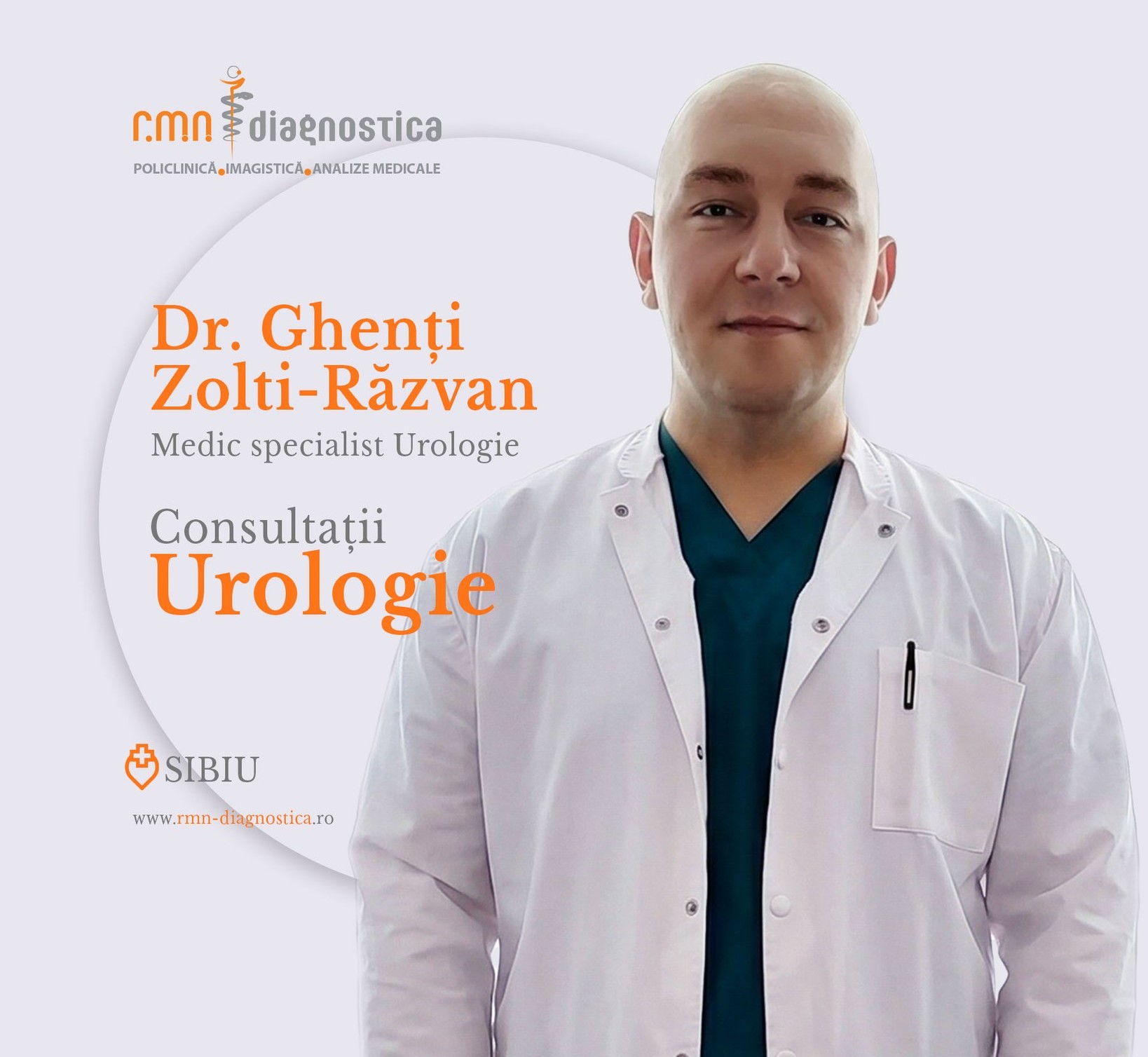 Medic urolog nou la RMN Diagnostica | Sibiul Azi