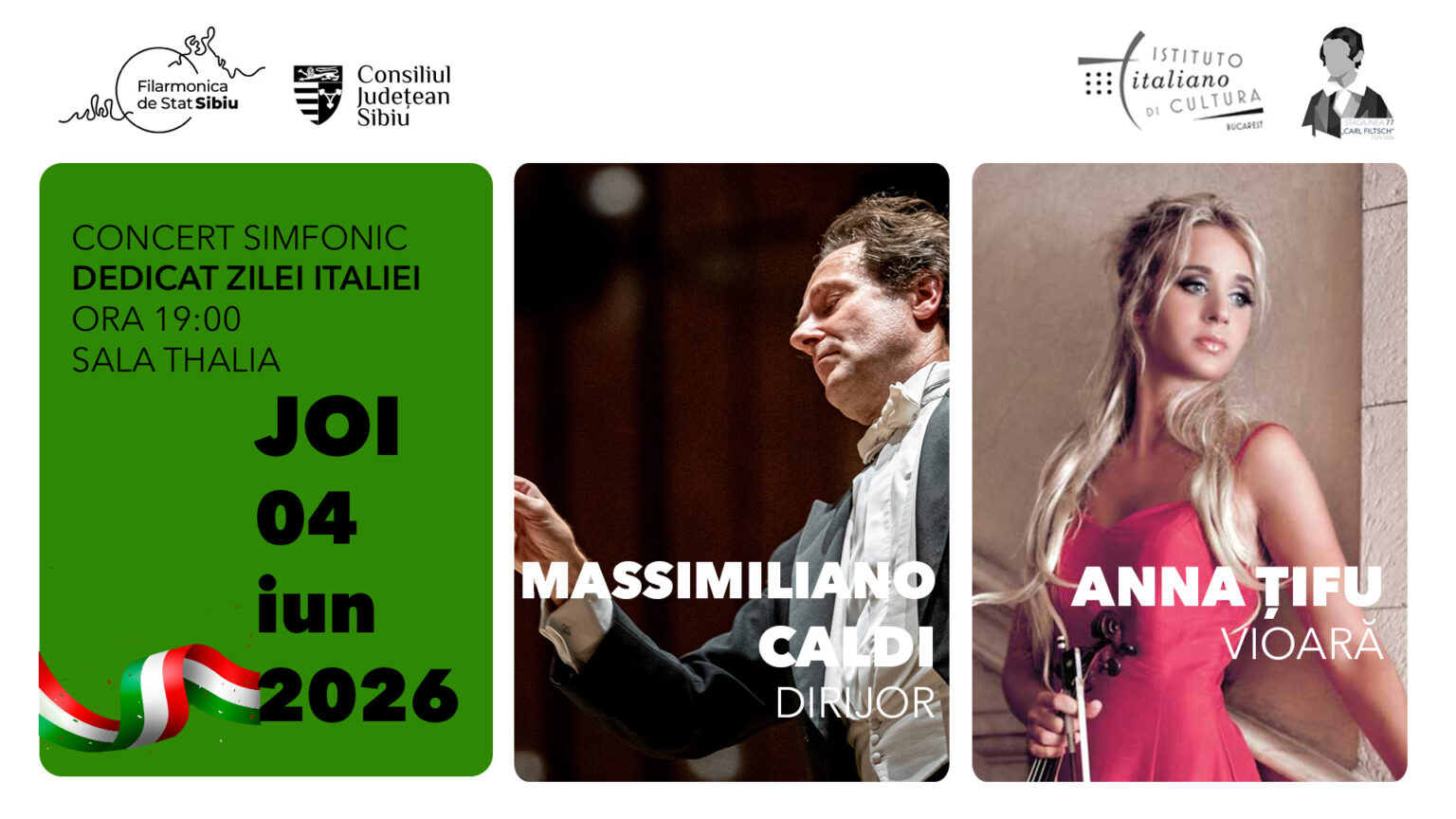 Filarmonica de Stat Sibiu, în prima lună de vară: Ziua Națională a ...